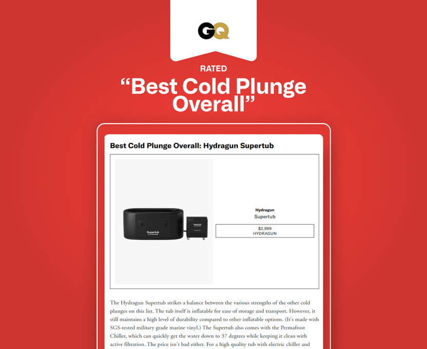 Here’s why the Supertub is the best – and best value – option. & HYDRAGUN