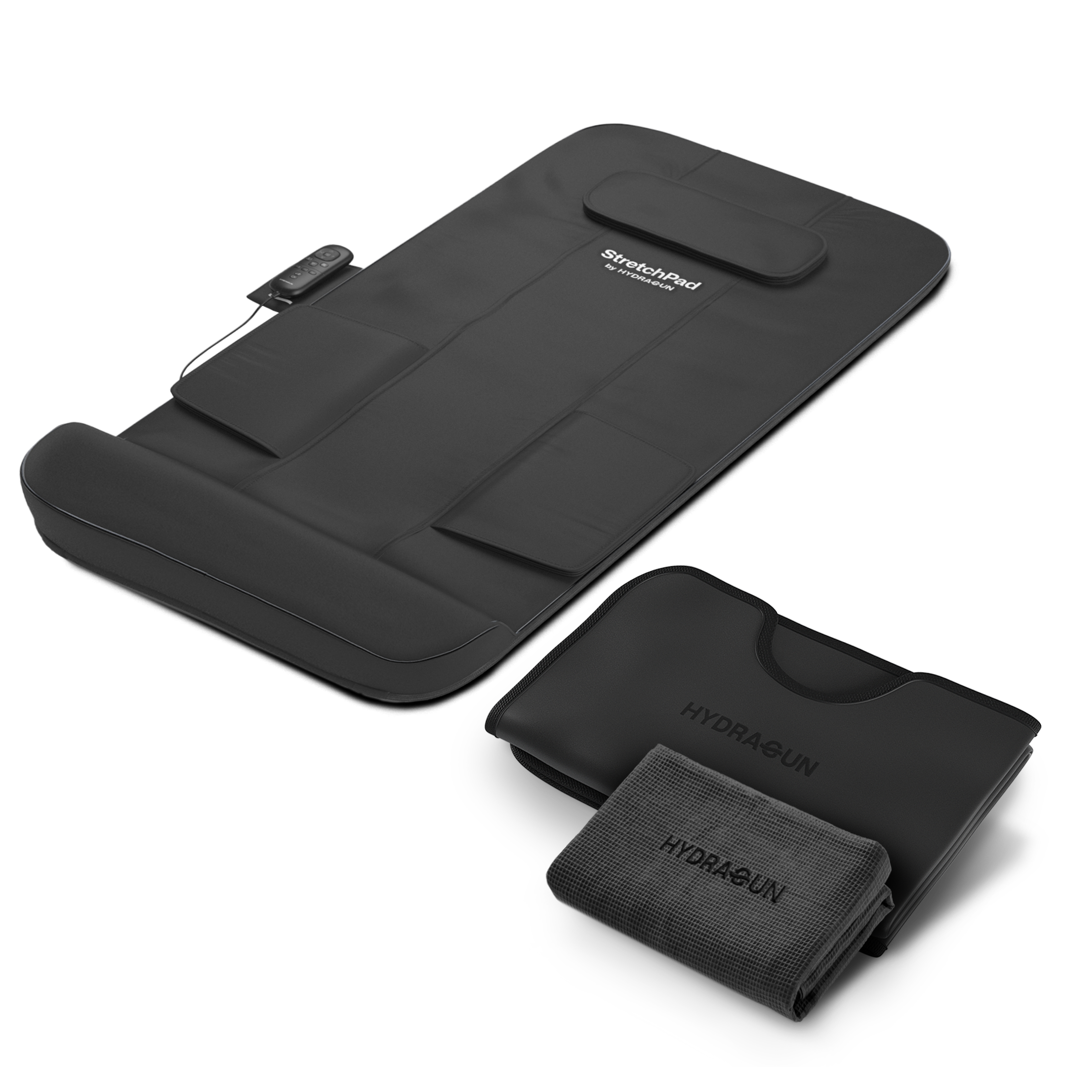 Full-Body Relief Bundle - Sauna Blanket & Stretch Pad Massager & HYDRAGUN